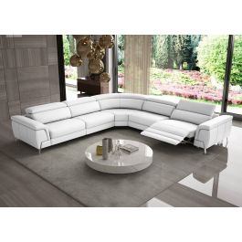 leather couch white