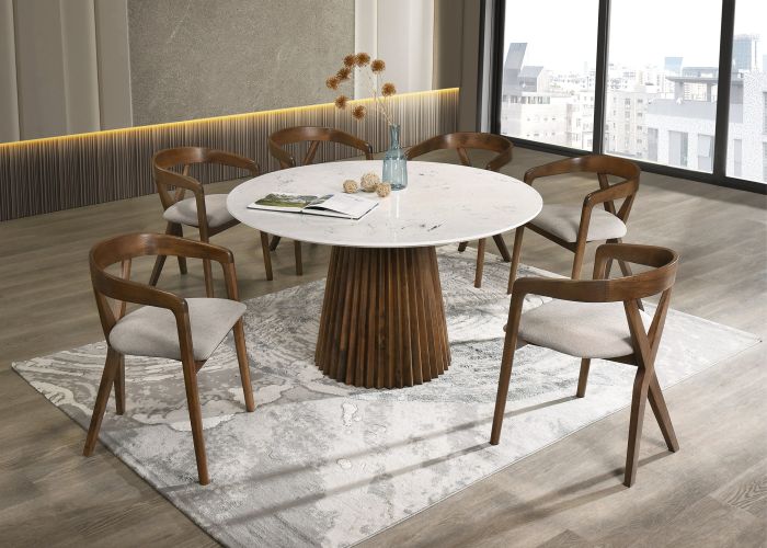 solid marble dining table