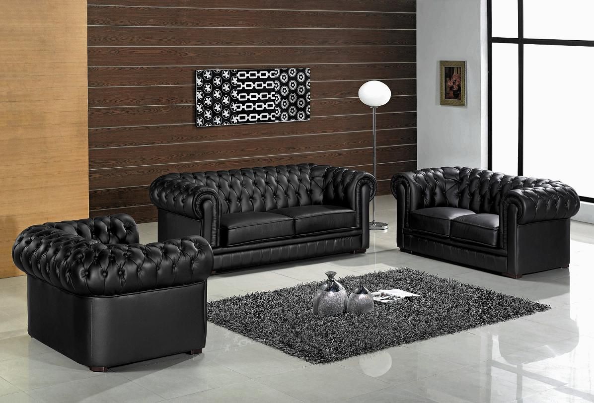 black sofa sets