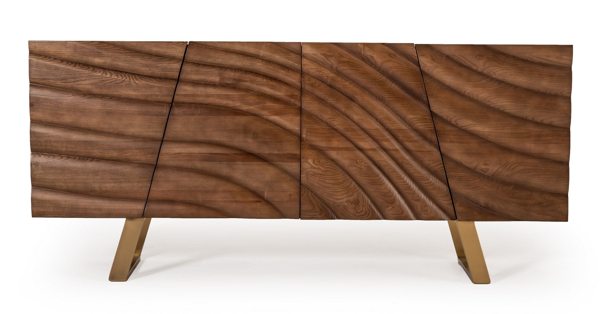 buffet console table walnut