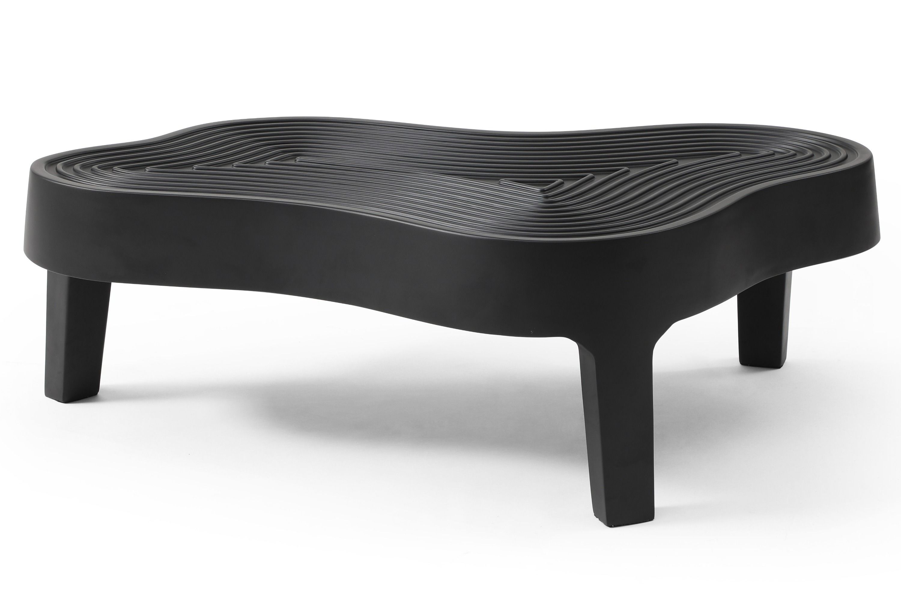 Quinter - Sample - Matte Black Freeform Coffee Table - Clearance - Specials