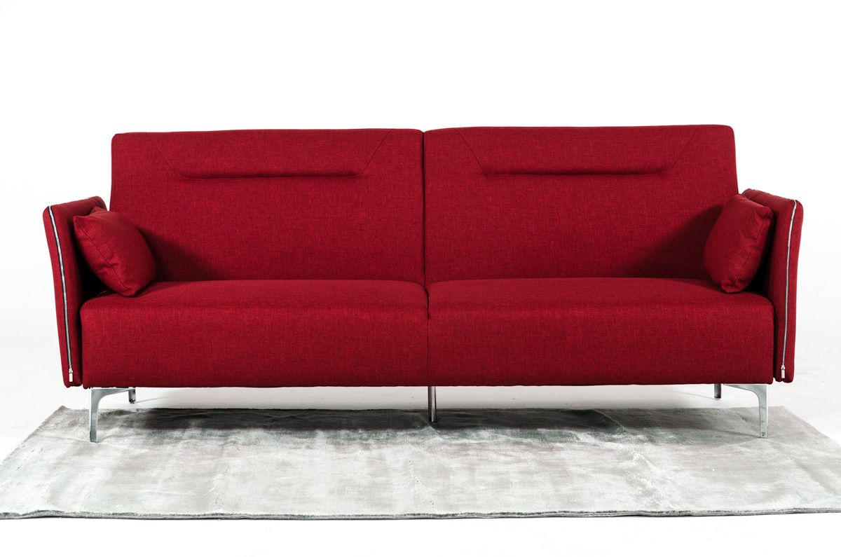 red single sofa bed