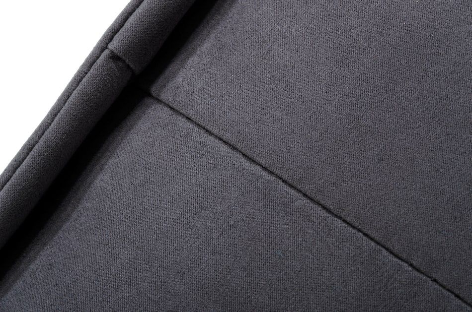 black material ottoman