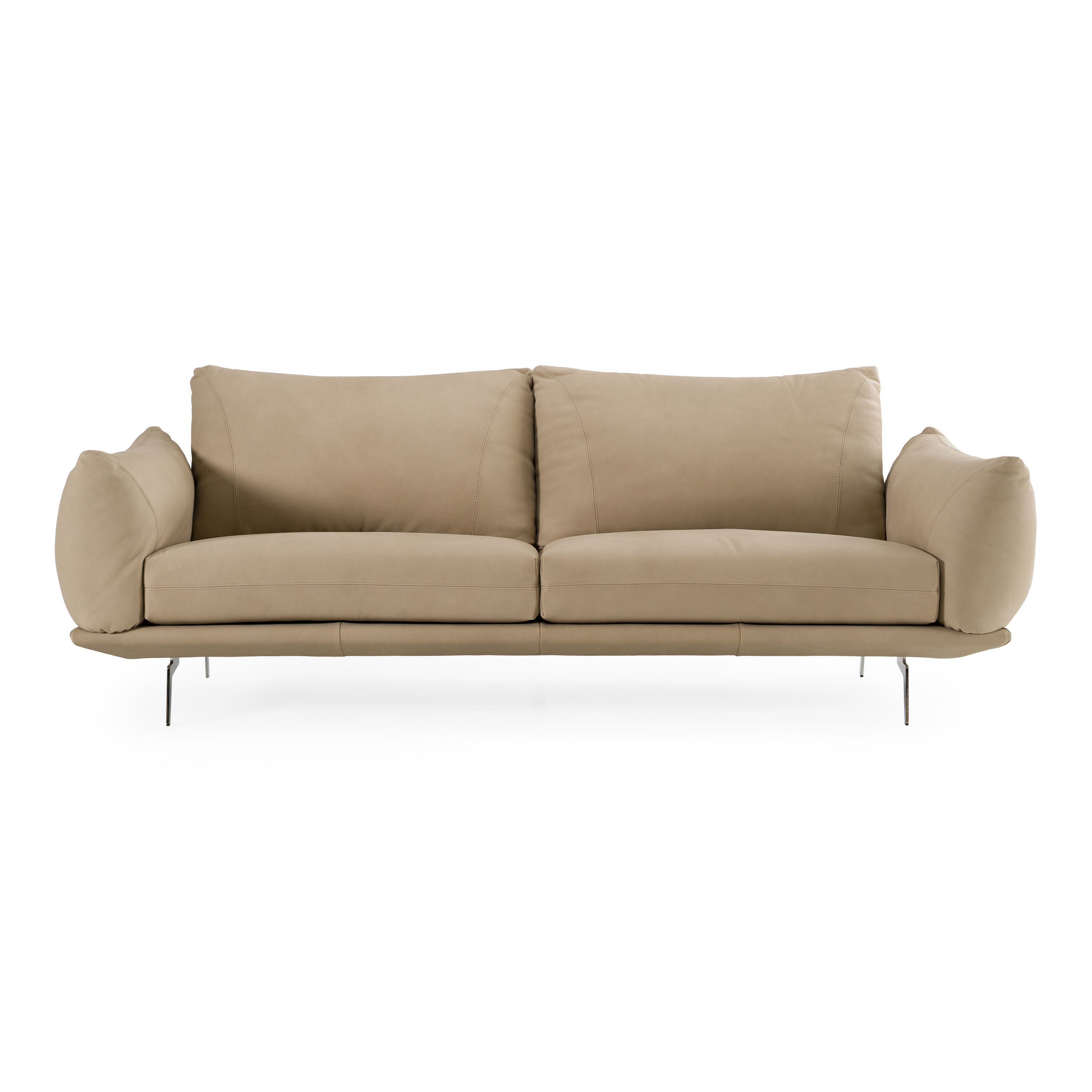 Saint Tropez - Modern Italian Beige Leather Sofa