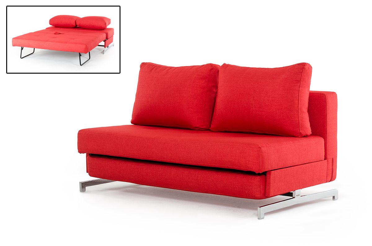 red single sofa bed