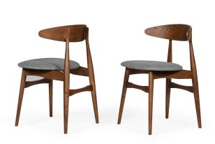 Modrest Prospect - Modern Oval Walnut Dining Table