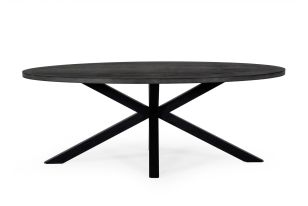 Modrest Prospect - Modern Oval Walnut Dining Table