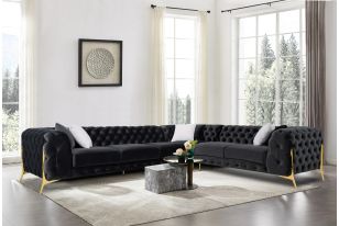 black sofa sets