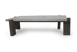 Shauna - Modern Faux Concrete Floating Coffee Table