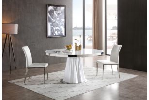 Modrest Castillo Modern Walnut Dining Table