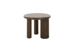 Modrest Strauss - Contemporary Brown Ash Round End Table