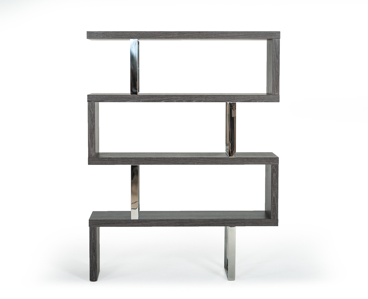 Modrest Maze Modern Walnut Bookcase